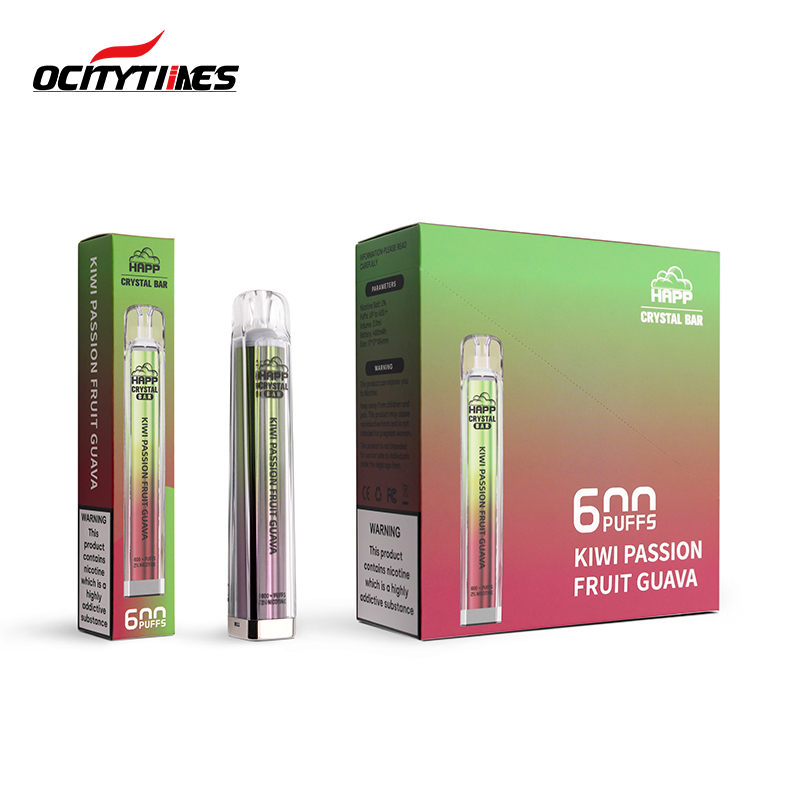 Custom Happ Crystal Bar 600 puffs mini vape e cigarette - Buy ...